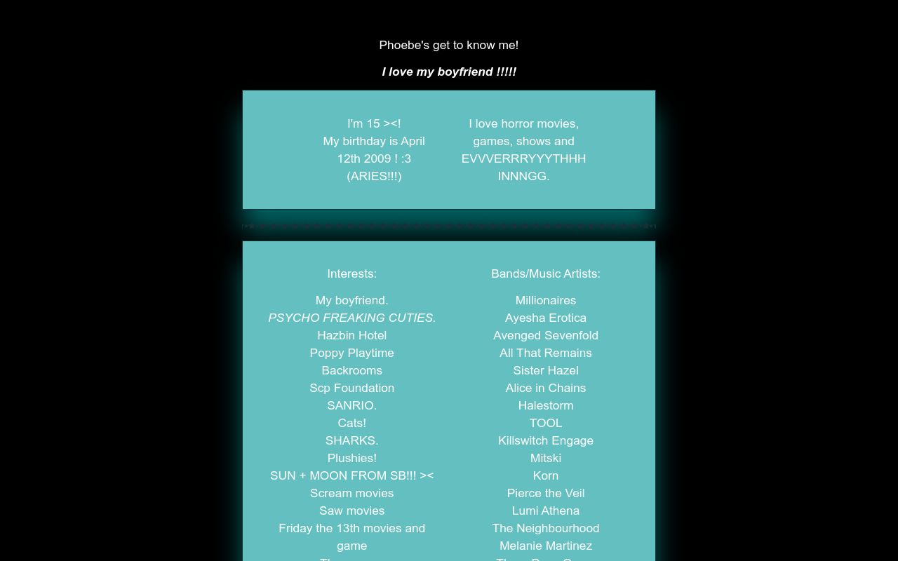 Phoebe beebee the first